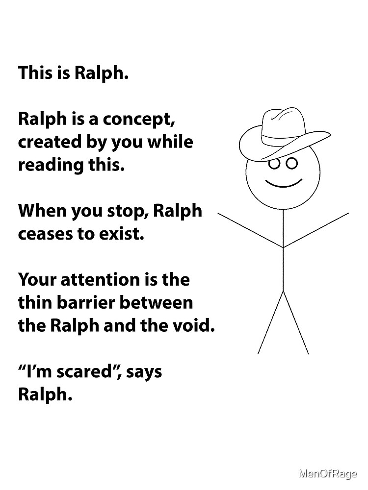 "This is Ralph Meme" Art Print by MenOfRage | Redbubble