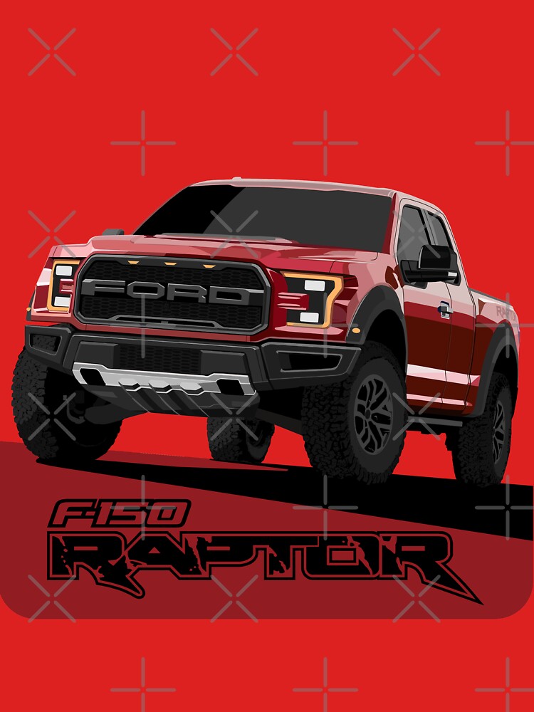 "Ford F-150 Raptor" T-shirt for Sale by AUTO-ILLUSTRATE | Redbubble ...