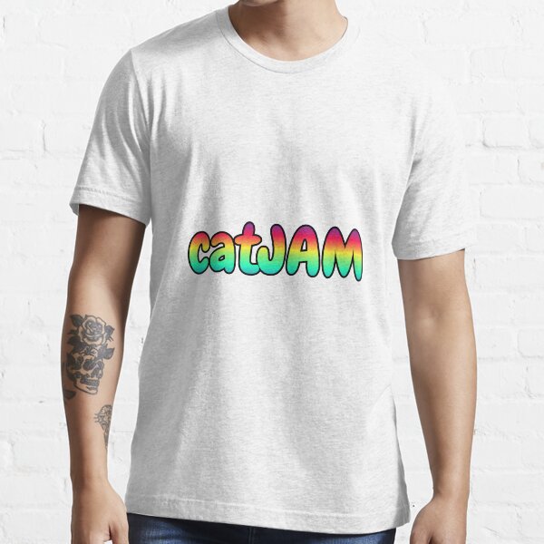 "rainbow catJAM" T-shirt for Sale by jumanji13 | Redbubble | catjam t ...