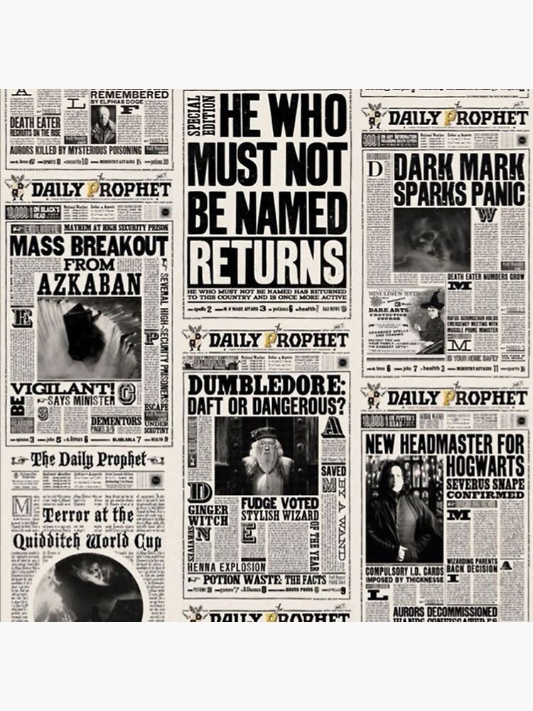 "Fantasy Newspaper " Sticker for Sale by fudgecream | Redbubble