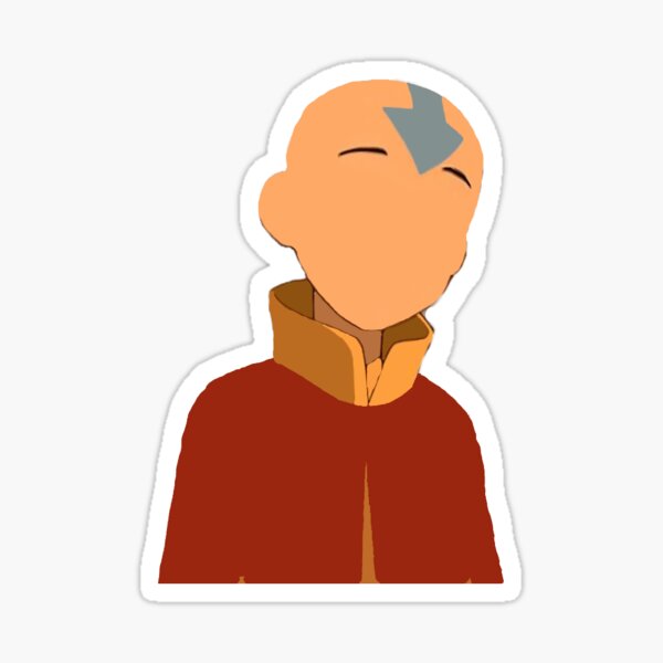 "Aang" Sticker for Sale by dmariaa | Redbubble
