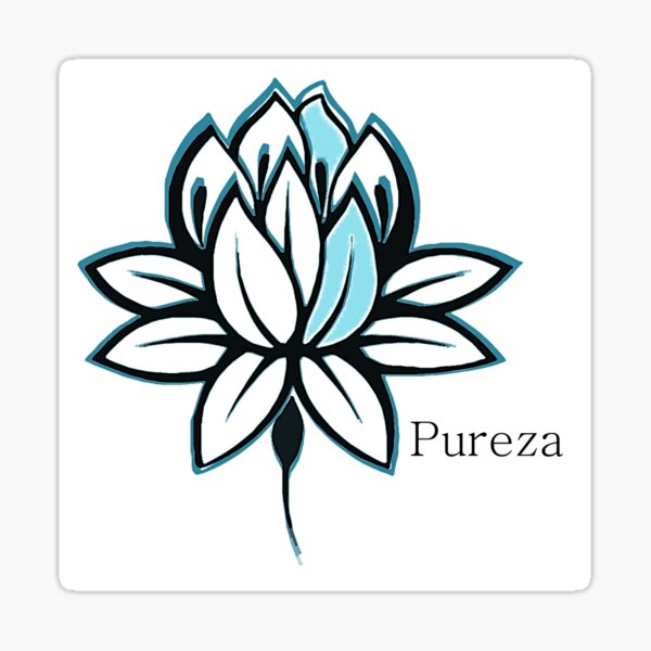 "Pureza" Sticker for Sale by alealbane | Redbubble