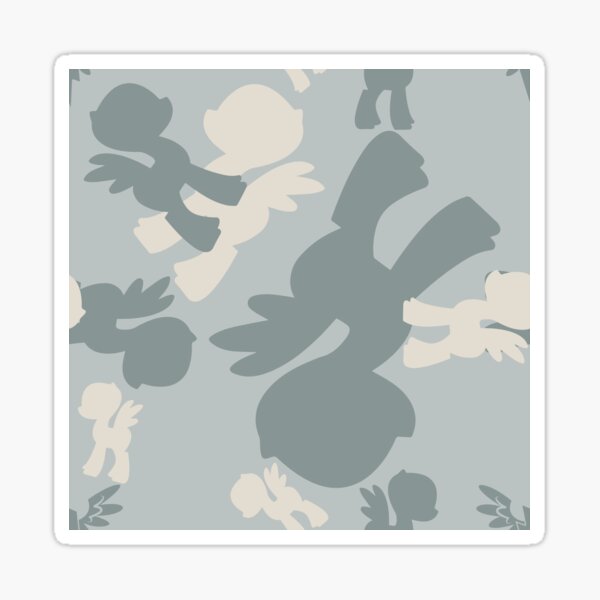 "Brony Military Air Force Camo" Sticker by samohtlion | Redbubble