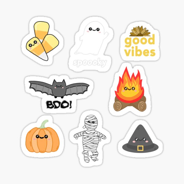 "Fall/Halloween Sticker Pack" Sticker by samb30 | Redbubble