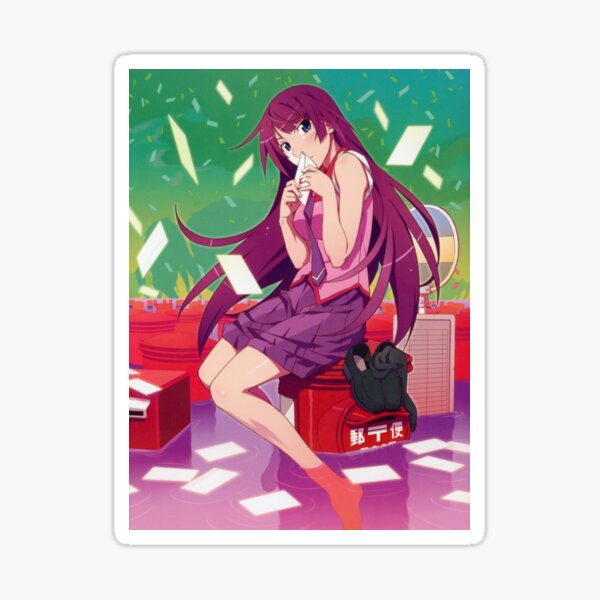 "Monogatari Series - Senjougahara Hitagi" Sticker for Sale by ...
