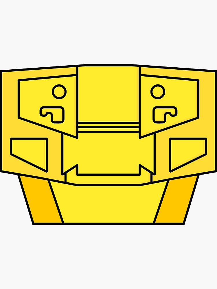 "Trex Robot Chest" Sticker for Sale by Toonbot-Designs | Redbubble