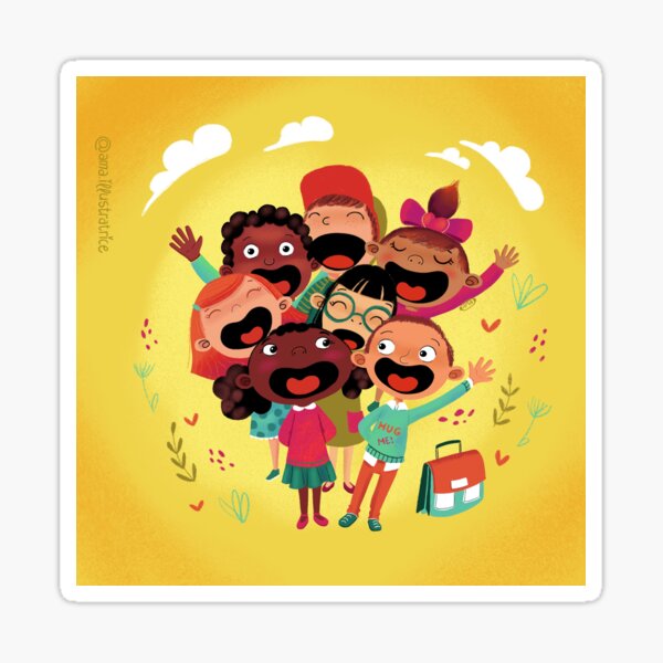 "Classmates" Sticker by ama-magic-shop | Redbubble