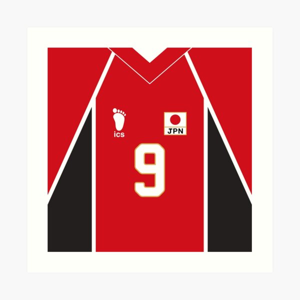 "Tobio Kageyama Jersey Number 9 Team Japan Haikyuu Jersey Team Uniform ...