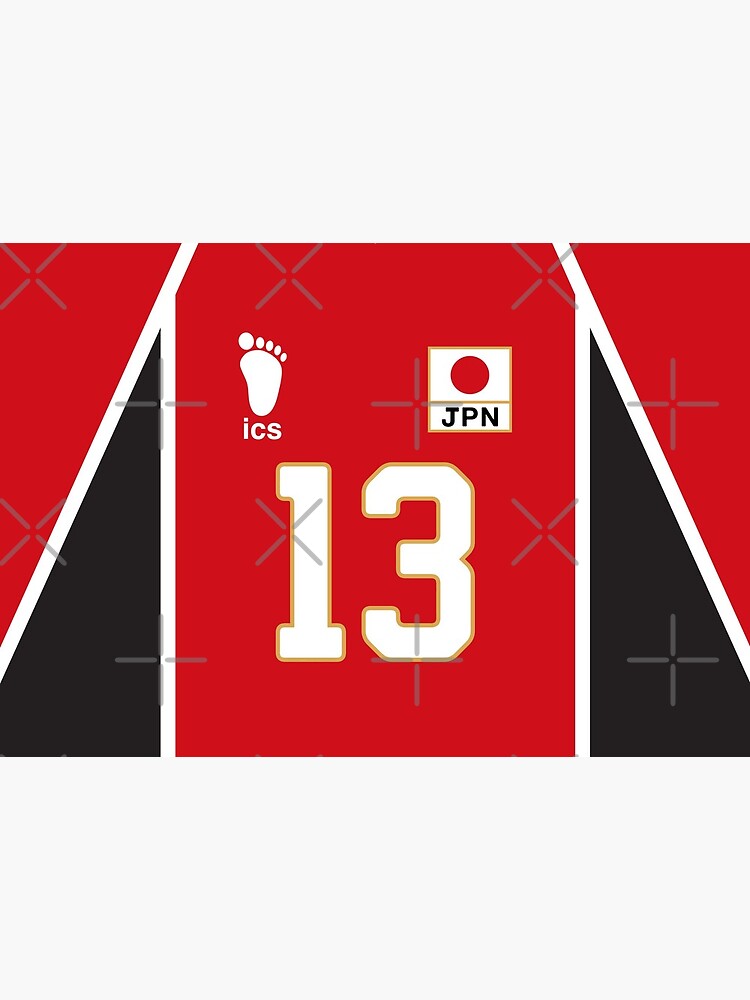 "Kiyoomi Sakusa Jersey Number 13 Team Japan Haikyuu Jersey Team Uniform ...
