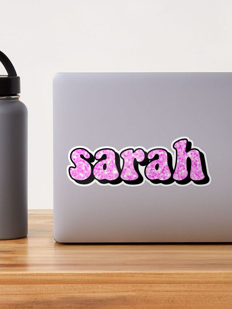 Sarah Name Wallpaper In Glitter