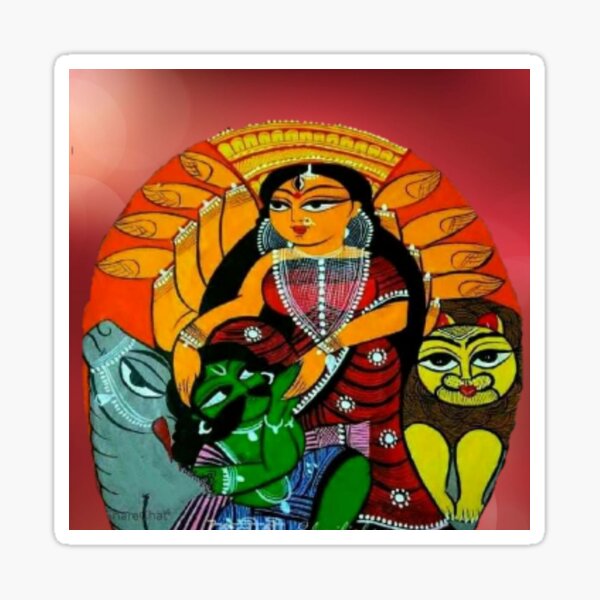 Durga Puja Stickers | Redbubble