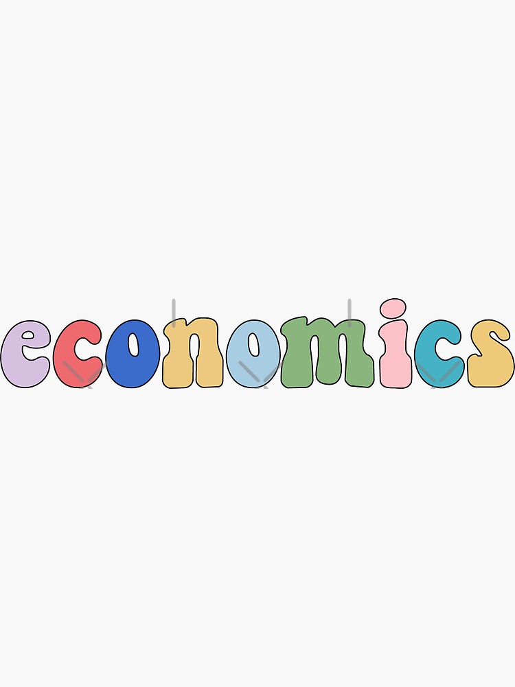 "Economics" Sticker by Elhafdaoui | Redbubble
