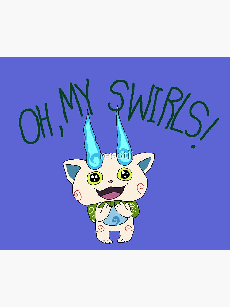 Pegatina for Sale con la obra «Komasan - ¡OH, MIS REMOLINOS!» de ...