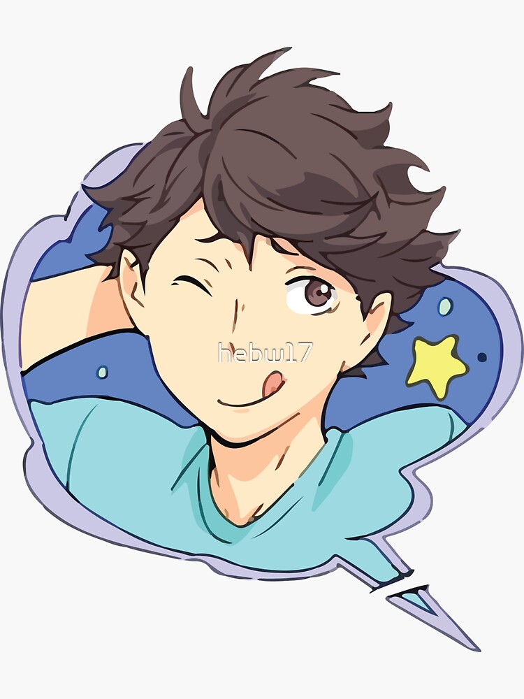 "Oikawa" Sticker for Sale by hebw17 | Redbubble