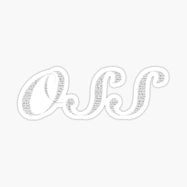 "OSS " Sticker for Sale by Carmen-v | Redbubble