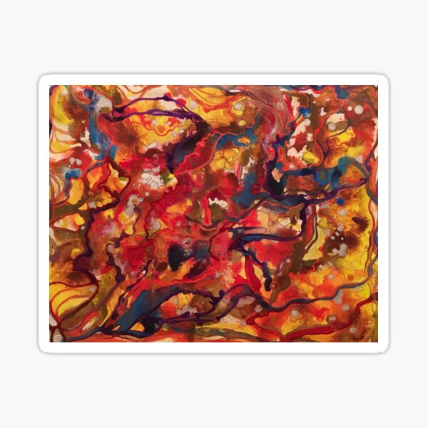 "Pathways" Sticker by BradenFineArt | Redbubble