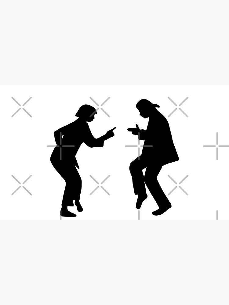 "Pulp Fiction Dance" Poster by RyallDesign | Redbubble