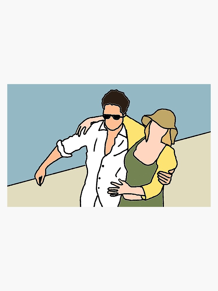 "Bridget Jones & Daniel Cleaver" Sticker for Sale by noradaisy | Redbubble