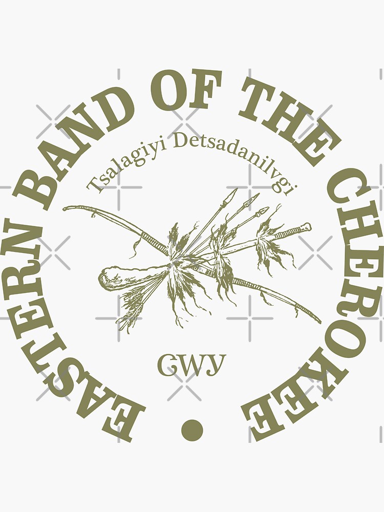 "Eastern Band of the Cherokee (NA)" Sticker for Sale by curranmorgan ...
