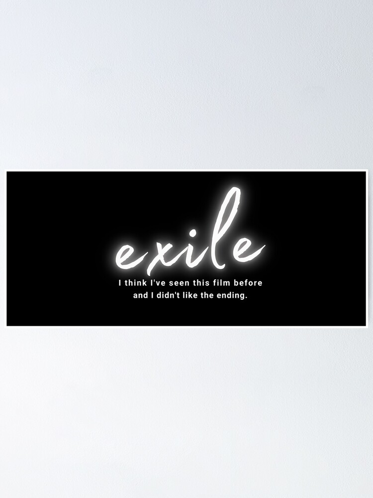 "Aesthetic / Minimalist Folklore Inspired Design ~ Exile" Poster by ...
