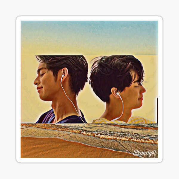 "Sarawat and Tine" Sticker by Brandy3424 | Redbubble