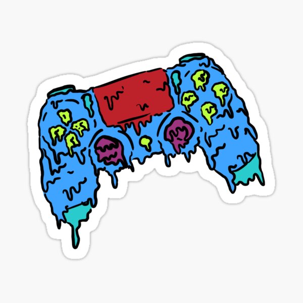 "Drippy Controller" Sticker for Sale by BelowAverageGay | Redbubble