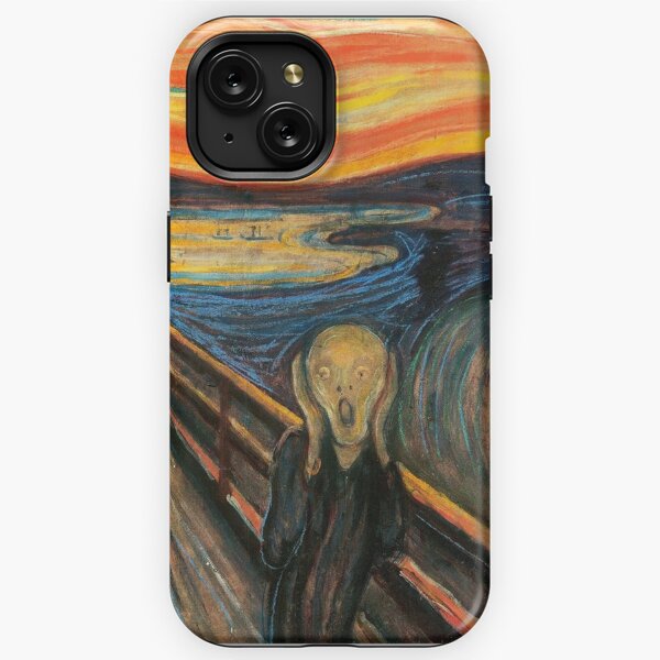 "The Scream by Edvard Munch" iPhone Case for Sale by vintageemporium ...