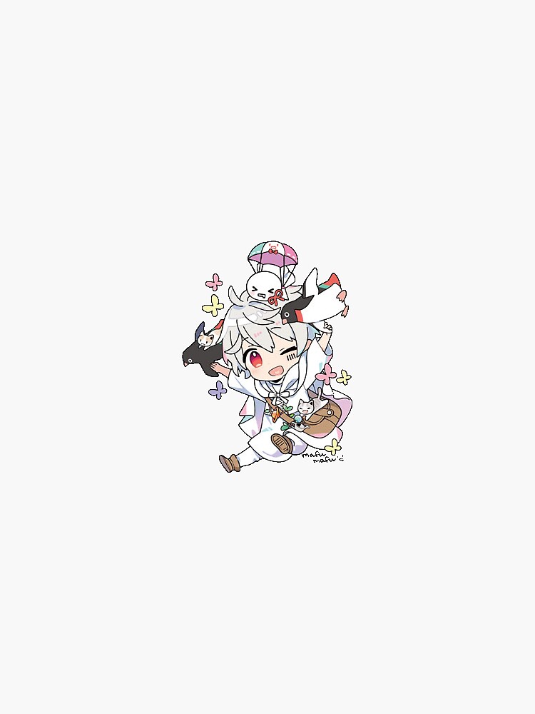 "Mafumafu" Sticker for Sale by Spaceroses | Redbubble