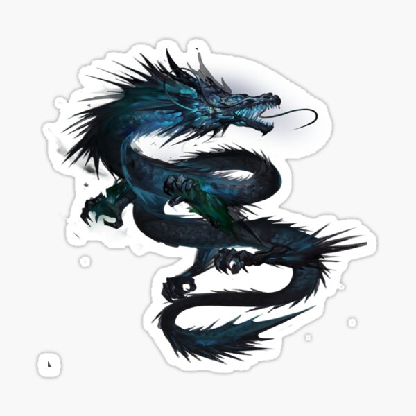 " celtic art,Blue dragon," Sticker by celticknights | Redbubble