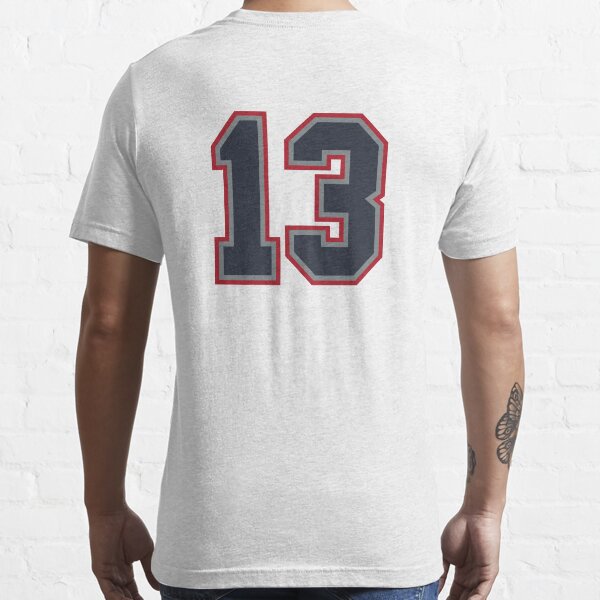 "13 Navy Grey Red Sports Number Thirteen" T-shirt for Sale by ...