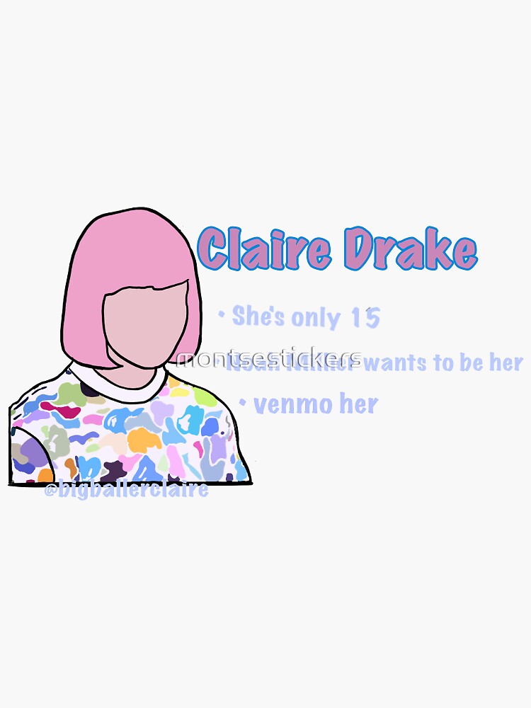 "Claire Drake" Sticker for Sale by montsestickers | Redbubble
