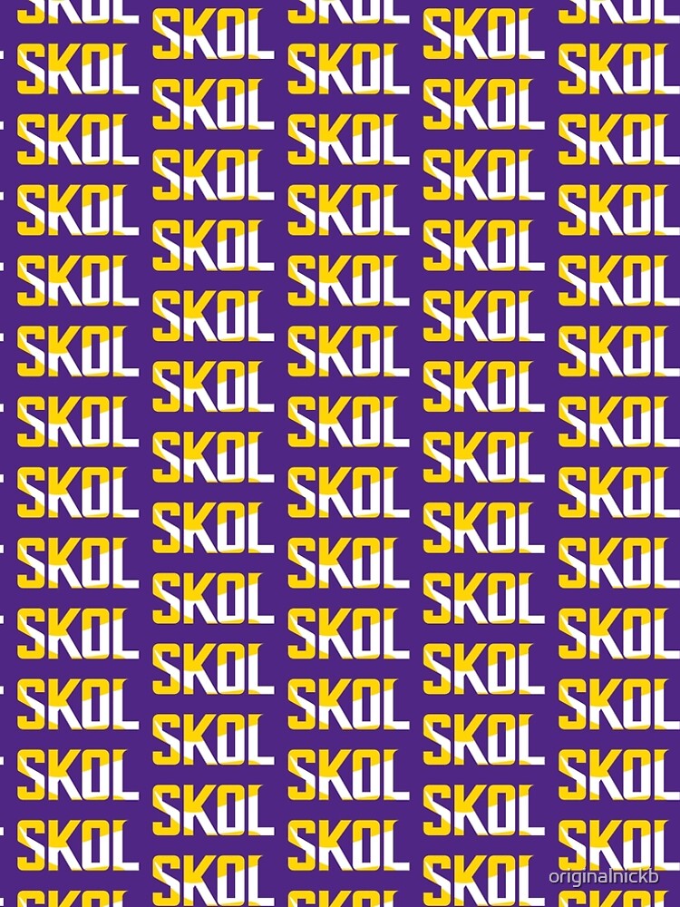 Minnesota Vikings Skol Text Design A Line Dress For Sale By Originalnickb Redbubble