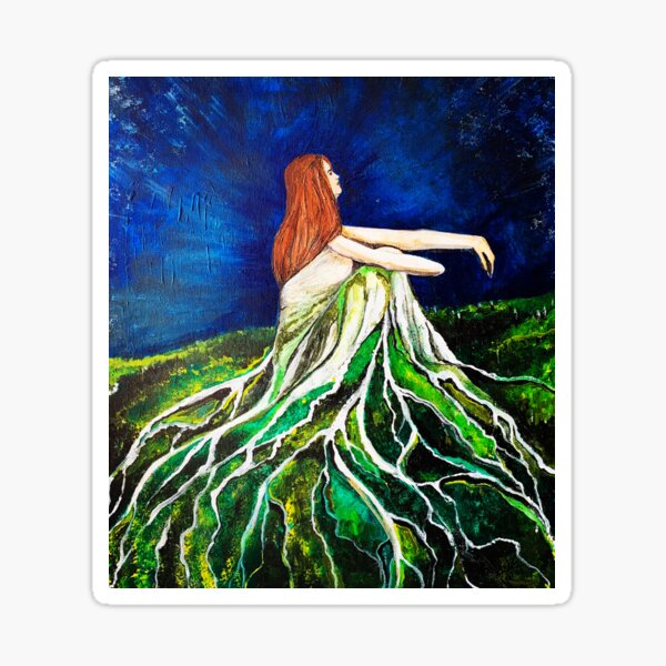 "Roots" Sticker by LipikaDesigns | Redbubble