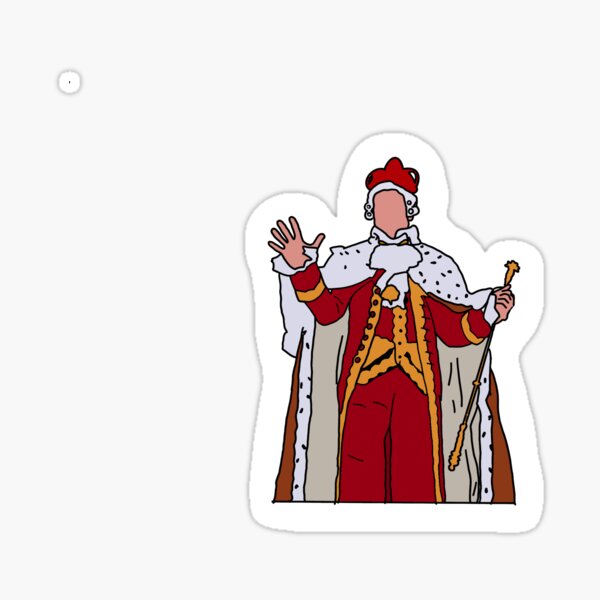 "King George III" Sticker for Sale by jamie-watt | Redbubble