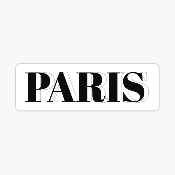 "Paris" Sticker for Sale by Qenawy99 | Redbubble