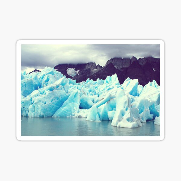 "Blue Arctic Iceberg" Sticker for Sale by casinhadesign | Redbubble