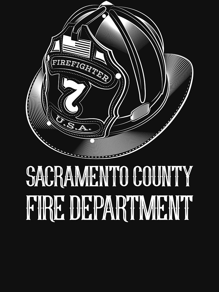 "Sacramento County Fire Department" T-shirt for Sale by ThydraDesigns ...
