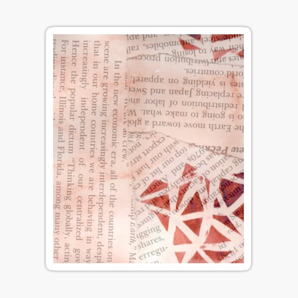 "Unfolding Ghost" Sticker by missmann | Redbubble