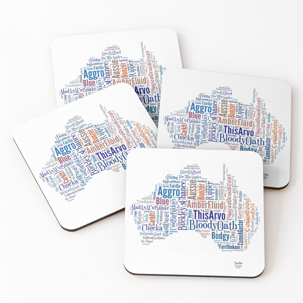 "Australia Slang Map" Poster for Sale by giftus | Redbubble