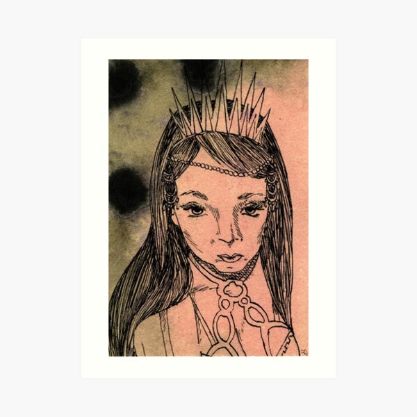 "Morrigan Portrait" Art Print for Sale by purrmage | Redbubble