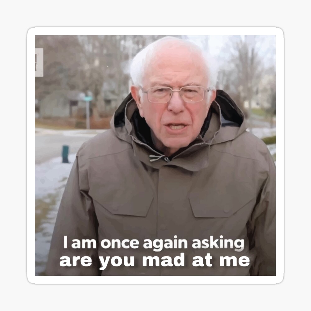 Bernie Meme Once Again Template