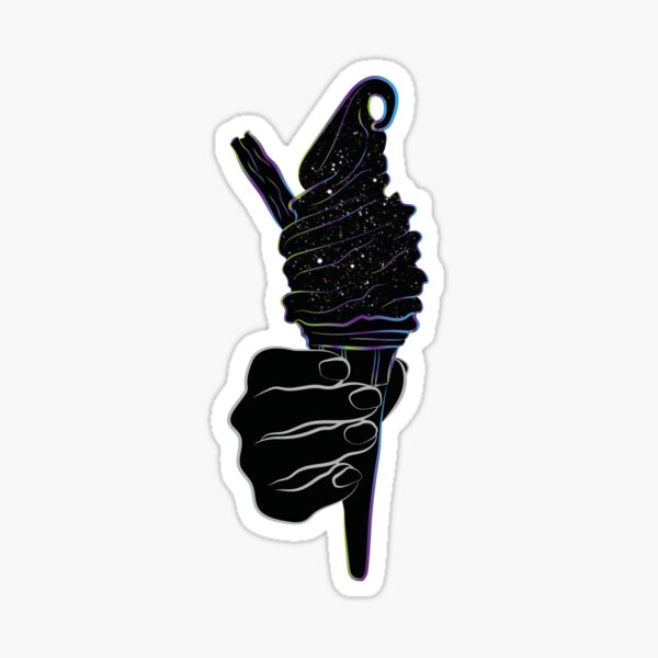 "Trippy Drippy Ice Cream" Sticker by TrippyVisuals | Redbubble