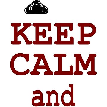 "Beautiful Keep Calm and Write It design" Sticker for Sale by Casper ...