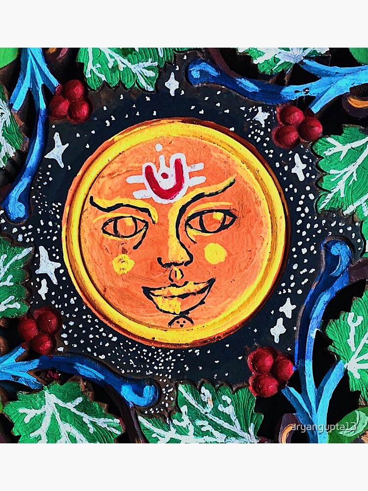 "Hindu Sun God - Suraj Devta" Sticker by aryangupta13 | Redbubble