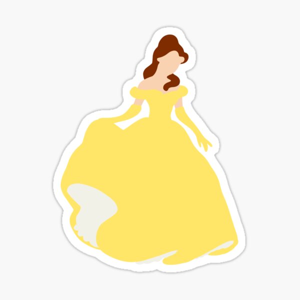 "Beauty and the beast" Sticker by alessandrakan | Redbubble