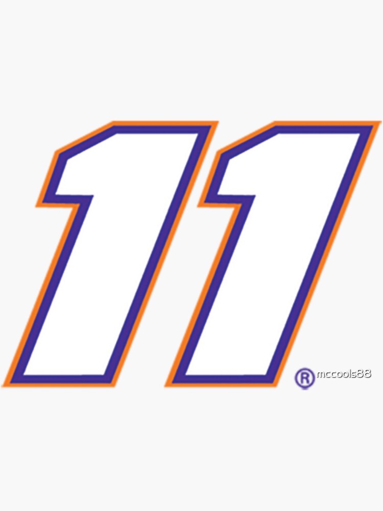 "The 11 Denny Hamlin" Sticker for Sale by mccools88 | Redbubble