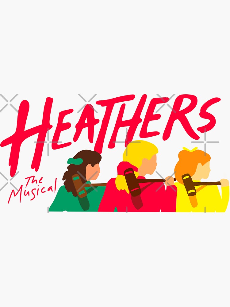 "Heathers" Sticker for Sale by alessandrakan | Redbubble