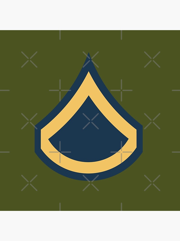 "United States US Army Military Rank - Private First Class E3" Poster ...