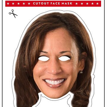 "KAMALA HARRIS MASK" Poster for Sale by partyfarty | Redbubble