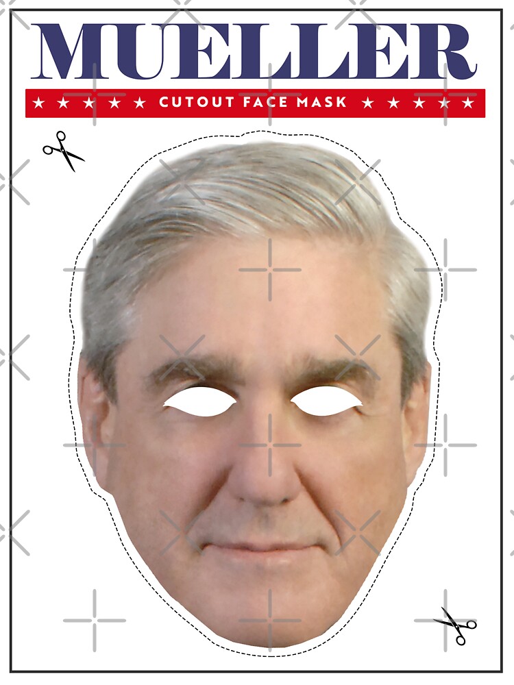 "ROBERT MUELLER MASK" Sticker for Sale by partyfarty | Redbubble